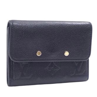 Louis Vuitton Pre-owned Portefeuille Monogram Empreinte (tri-fold) - Femme - Pre-owned - Noir - Taille: ONE Size