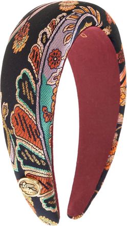 Etro patterned headband - Schwarz