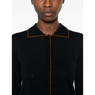 Max Mara Silk-Wool Blend Cardigan - Black