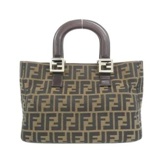 Fendi Pre-owned Sac &agrave; main en toile 26693 - Femme - Pre-owned - Brun - Taille: ONE Size