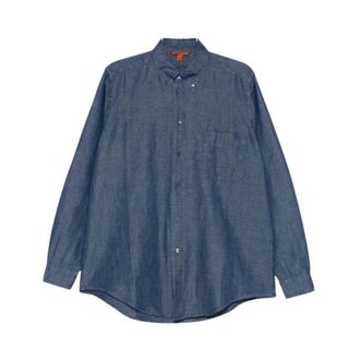 Barena Homme, Chemises, Bleu, Taille: S Camicia bottoni