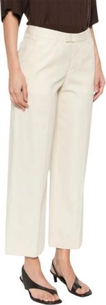 Pantaloni Torino Femme, Pantalons, Blanc, Taille: 40 FR Straight Pantalons