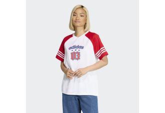 adidas Originals T-Shirt JERSEY sportlicher Stil, Kurzarmdesign, ohne Verschluss, aus Polyester