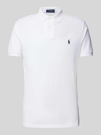 Polo Ralph Lauren Slim Fit Poloshirt mit Label-Stitching