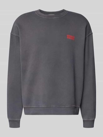 American Vintage Sweatshirt mit Label-Stitching Modell PLIZZY