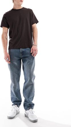 Dr. Denim Rush - Jeans in dunkelblauer mittlerer Vintage-Canyon-Waschung mit normaler Passform