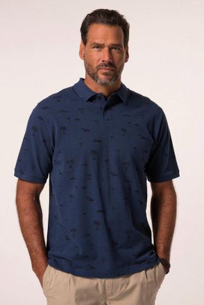 JP1880 Poloshirt Poloshirt Halbarm Piqu&eacute; Alloverdruck
