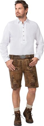 Stockerpoint Herren Juan Trachtenhemd, Weiß, XXL EU