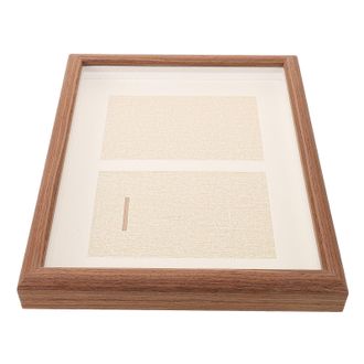 NUOBESTY Holz Medaillenrahmen mit Kratzfester Frontabdeckung 10 Zoll Medaillen Fotorahmen f&uuml;r Zuhause und B&uuml;ro Dekorative Ausstellungsbox zur Stilvollen Pr&auml;sen