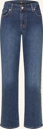 7 For All Mankind Straight Jeans Calie blau