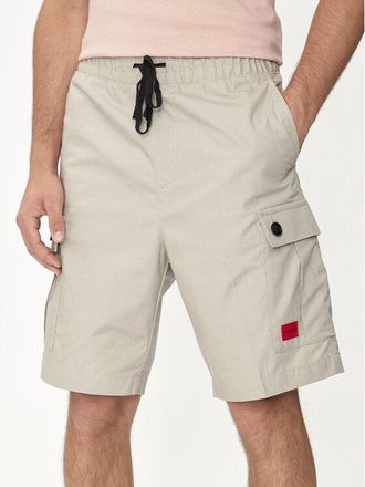 HUGO BOSS Hugo Stoffshorts Garlio242 50510594 Grau Regular Fit