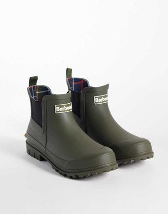 Barbour Andale Chelsea-Gummistiefel in Gr&uuml;n