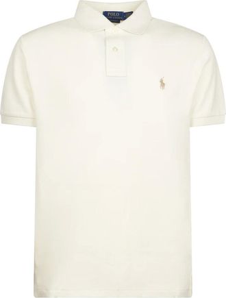 Polo Ralph Lauren Homme, Tops, Beige, Taille: XL Sskccmslm1 Short Sleeve Knit