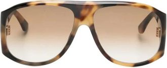 Chlo&eacute; Femme, Accessoires, Brun, Taille: ONE Size Pilot Lunettes de soleil