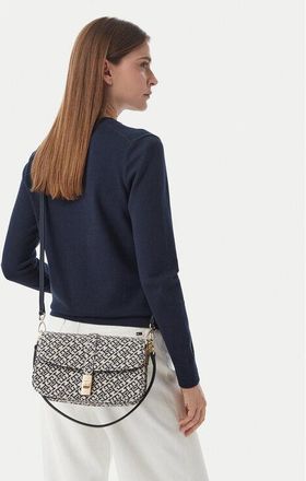 Tommy Hilfiger Handtasche Th Heritage Conv Crossover Jacqu AW0AW19322 Dunkelblau