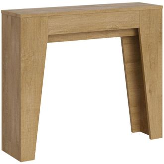 Itamoby Console extensible 90x25/181 cm Ch&ecirc;ne Nature &Eacute;troit