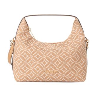 Michael Kors Geometrische Hobo-Tasche mit Rei&szlig;verschluss - - Bags - Damen - Beige - ONE SIZE