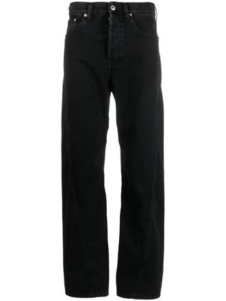 Lanvin jean droit Twisted - Noir