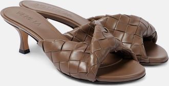 Bottega Veneta Pantoletten Blink 50 aus Leder