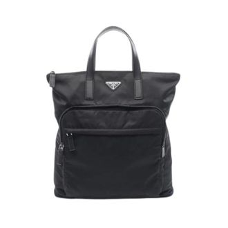 Prada unisex, Pre-owned, Noir, Taille: ONE Size Sac &agrave; dos Vintage Pre-owned