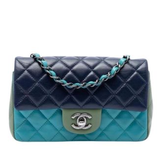 Chanel Sac bandouli&egrave;re vintage doccasion - Femme - Pre-owned - Bleu - Taille: ONE Size