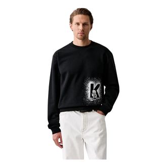 Karl Lagerfeld Homme, Sweatshirts et sweats &agrave; capuche, Noir, Taille: 2XL SweaT-shirt B3M20001