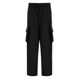 Yohji Yamamoto Femme, Pantalons, Noir, Taille: 42 FR Pantalons