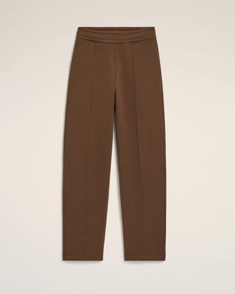 Ami Ami Paris - Jogging marron en coton Ami de Coeur emboss&eacute; Marron Chocolat - Taille : XXL - Unisex