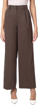 Vero Moda Damen Vmnila Mw Loose Dad Pant Noos Stoffhose, Chocolate Brown, 40W x 34L