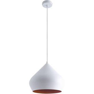 Paco Home Paco Home - Suspension Lampe Cuisine Salle &agrave; Manger Lampe De Table &agrave; Manger Industriel &Oslash;38cm Sans ampoules, Cuivre Blanc