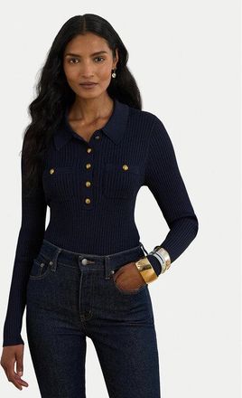 Lauren Ralph Lauren Pullover 200P03459001 Dunkelblau Slim Fit