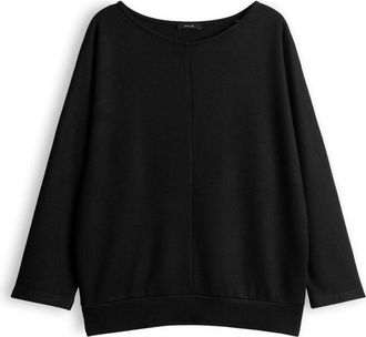 OPUS 3/4-Arm-Shirt Suisa aus weichem Jersey Schmal zulaufender Schnitt mit U-Boot-Ausschnitt