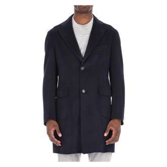 Barba Blaue Kaschmirjacke - - Coats - Herren - Blau - M