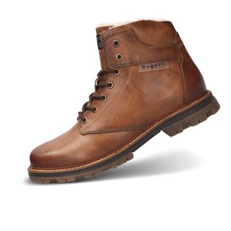 Bugatti Herren-321-AH253-1200-6300-Stiefel Warmfutter,cognac,40