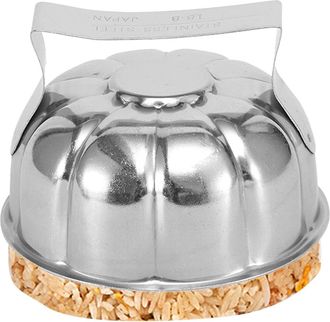 Generic Reis-Form aus Edelstahl | Gebratener Reisformer mit Griff: praktische und vielseitige Küchenformen für Familienfeiern in Restaurants