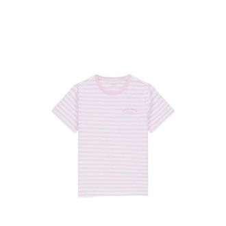 Guess T-shirt ray&eacute; &agrave; logo imprim&eacute; en coton m&eacute;lang&eacute;