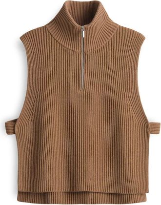 OPUS Damen Poncho/Cape | ABIBO Strickcape aus Baumwoll Mix golden oak, 0