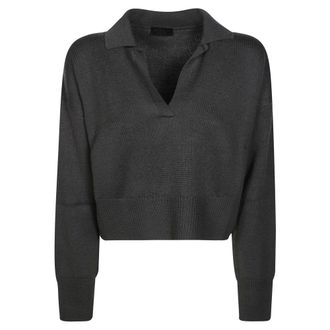 Dondup Femme, Pulls, Brun, Taille: 38 FR V-neck Tricots