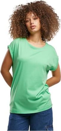 Urban Classics Urbain Classics Dames T-shirt à épaules allongées T-Shirt Femme, vert fantôme, XXL