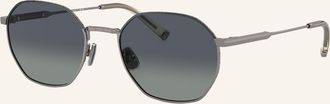 Brunello Cucinelli Brunello Cucinelli Sonnenbrille bc2003st Intarsia Rays grau