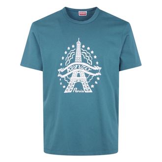 Kenzo T-Shirts - - Tops - Herren - Blau - S