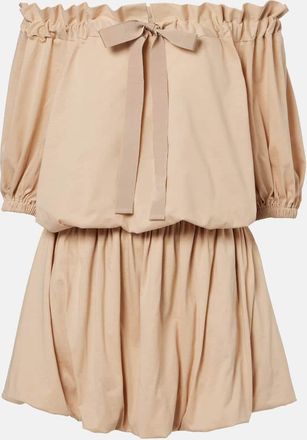 Patou Minikleid aus Baumwoll-Faille