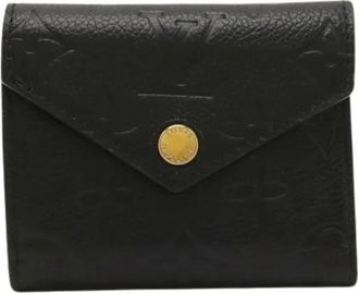 Louis Vuitton unisex, Pre-owned, Noir, Taille: ONE Size Portefeuille en Toile Pre-owned
