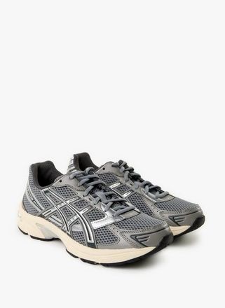 Asics Baskets &agrave; bout rond en cuir m&eacute;lang&eacute;