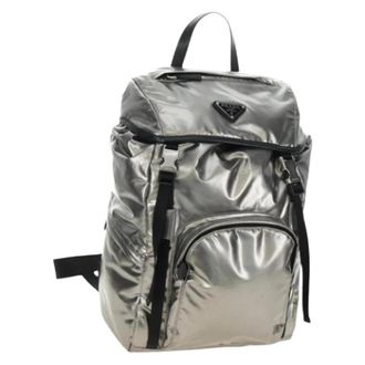 Prada Pre-owned Vintage Rucksack - - Pre-owned - Damen - Grau - ONE SIZE
