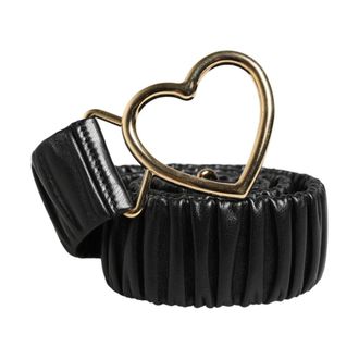 Dolce & Gabbana Wmb690-P Lederg&uuml;rtel - - Accessories - Damen - Schwarzk - ONE SIZE