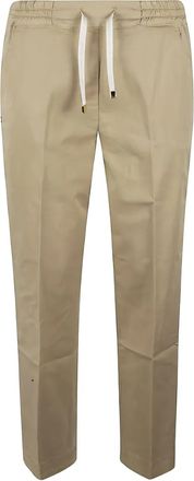 Re-hash pantalon &agrave; lien de resserrage - Marron