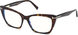 Tom Ford Blue Block Cat Eye Opticals - - Accessories - unisex - Braun - 54 MM