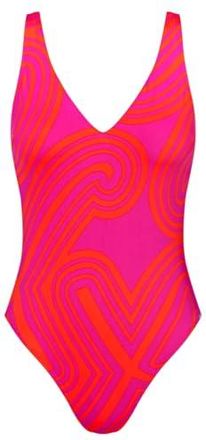 Triumph Flex Smart Summer OP 08 pt One Piece Swimsuit Femme, Pink - Light Combination, 02