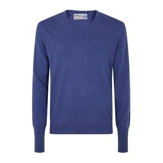 Ballantyne Herren, Strickwaren, Blau, MGr&ouml;&szlig;e